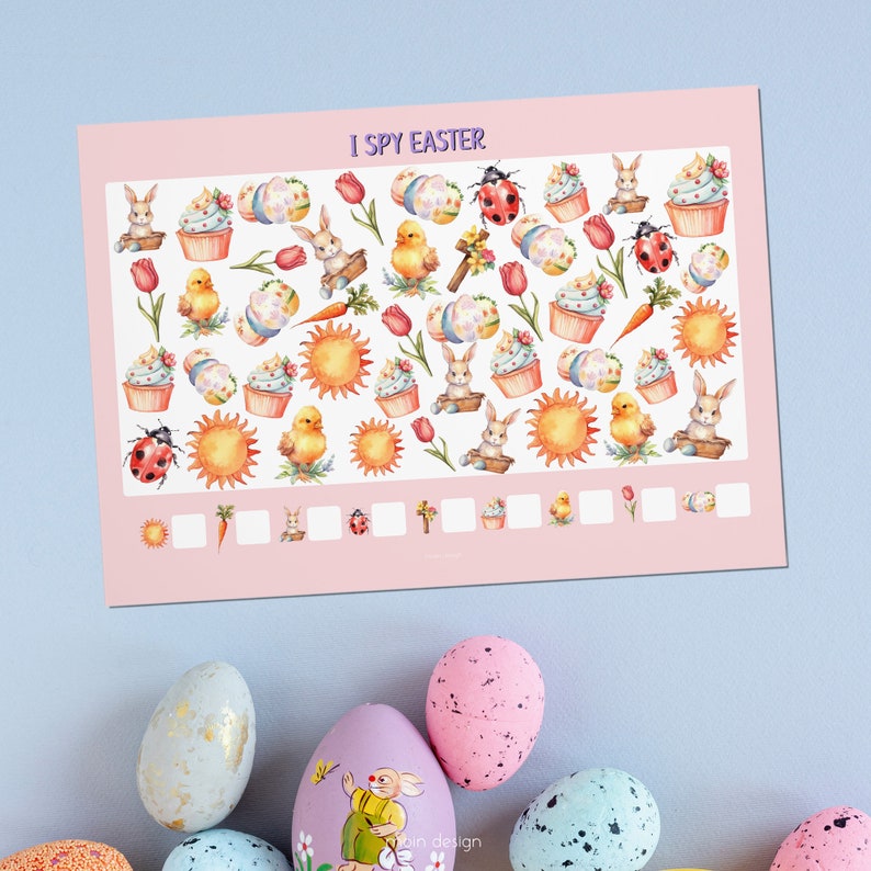Printable Easter I Spy Game, Toddler Easter Activities, Kids Activities ...