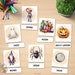 Halloween Flash Cards, Preschool Activity, Printable Montessori Cards ...