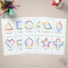 Shapes & Numbers Popsicle Sticks Activity, Craft Sticks, Montessori ...