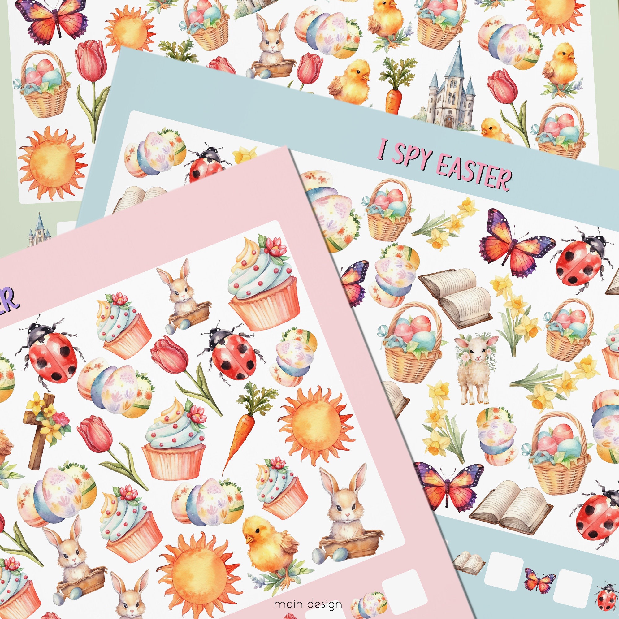 Printable Easter I Spy Game, Toddler Easter Activities, Kids Activities ...