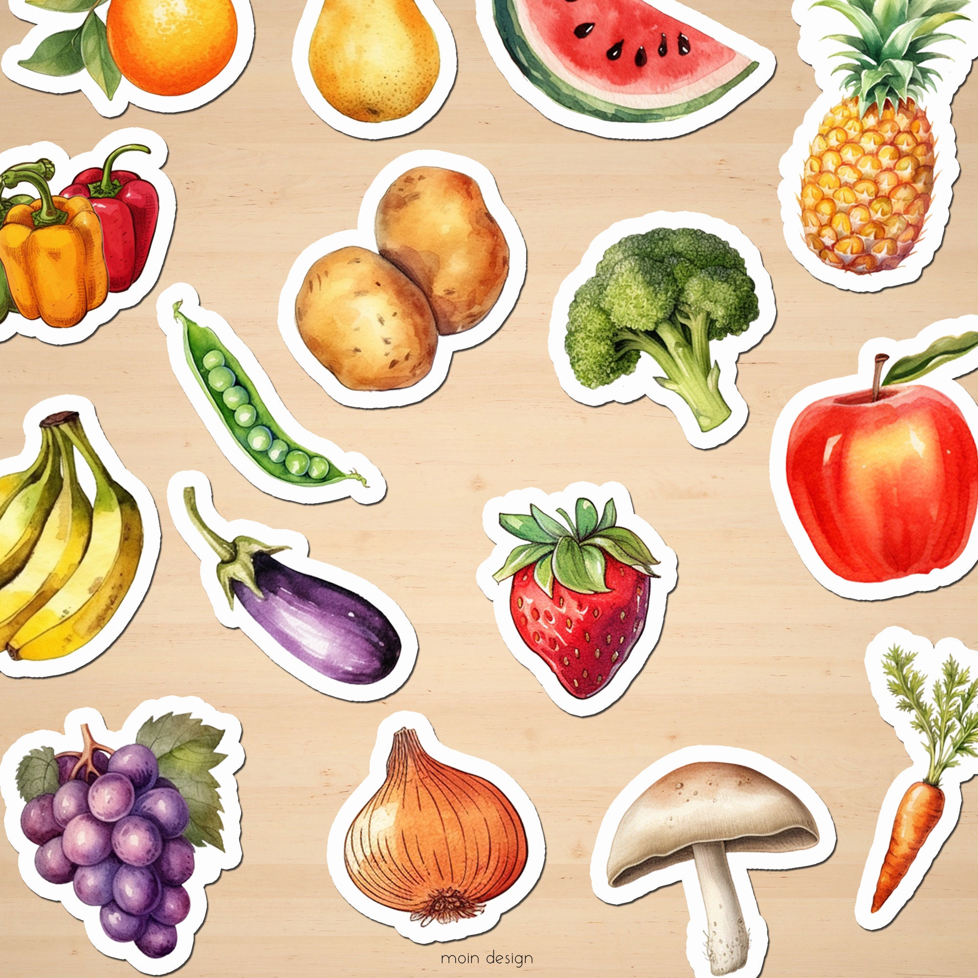 Vegetables and Fruits Sorting Activity, Printable Activities, Toddler ...