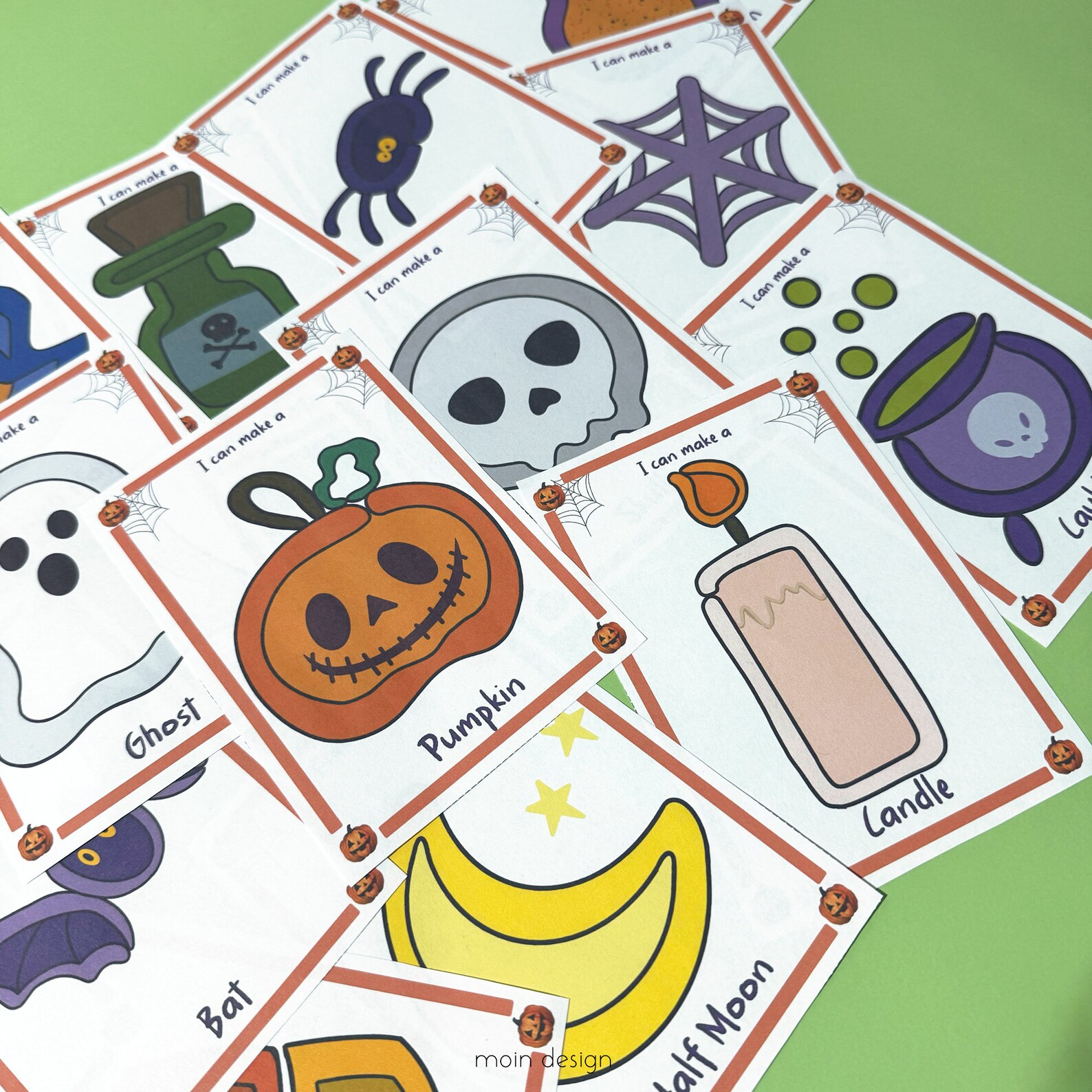 Halloween Play Dough Mats: Printable Toddler Activity (digital Download ...