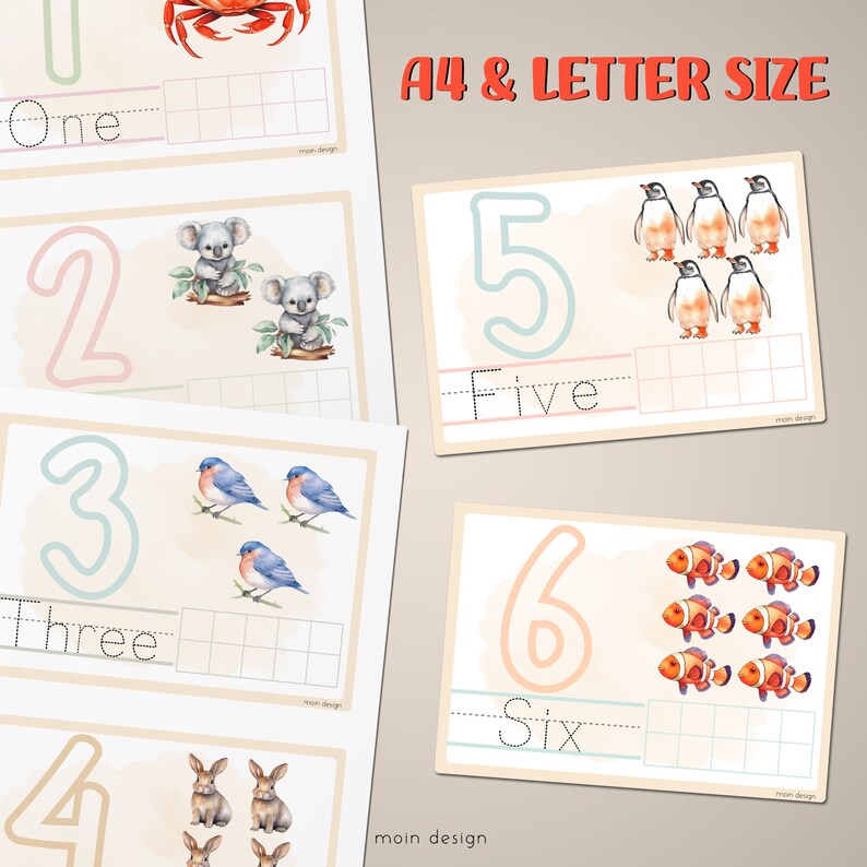 Numbers Play Dough Mats, Printable Learning Activity, Number Tracing ...