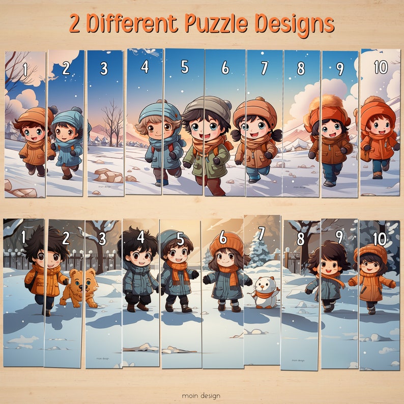 Printable Number Puzzle, Number Counting 1-10, Preschool Activities ...