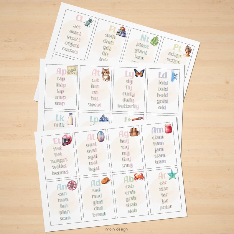 Printable Word Endings, Phonic Activity Flash Cards, Digraph Sounds ...