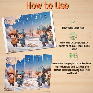 Printable Number Puzzle, Number Counting 1-10, Preschool Activities ...