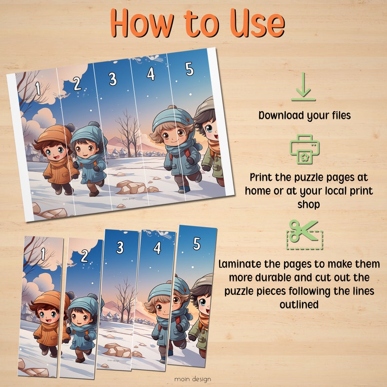 Printable Number Puzzle, Number Counting 1-10, Preschool Activities ...