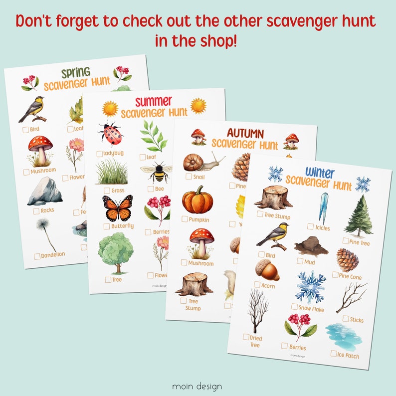 Printable Beach Scavenger Hunt for Kids, Summer Games for Kids, Party ...
