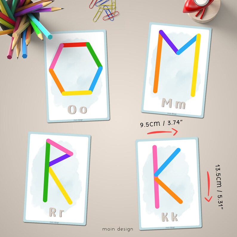 Alphabet Popsicle Sticks Activity, Craft Sticks Activity, Montessori ...