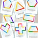 Shapes Popsicle Sticks Activity, Craft Sticks Activity, Montessori Game ...