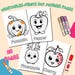Vegetables and Fruits Dot Marker Pages, Printable Do a Dot Activity ...