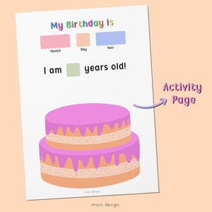 Learn My Birthday Activity, Printable Worksheet, Busy Books Page ...