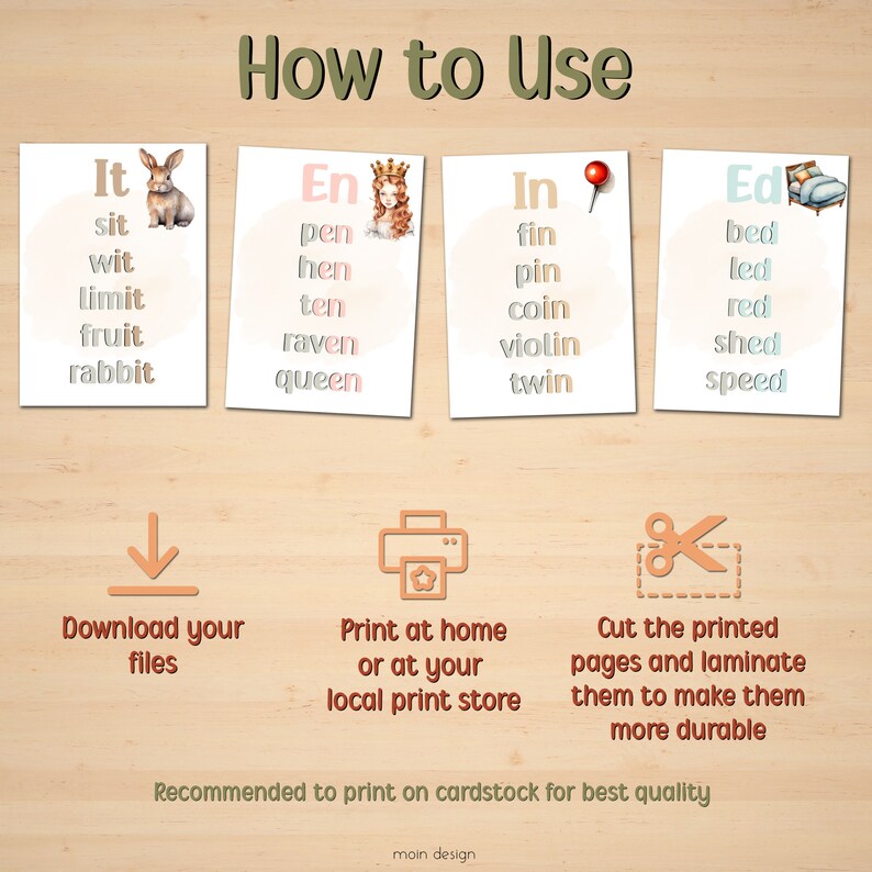 Printable Word Endings, Phonic Activity Flash Cards, Digraph Sounds ...