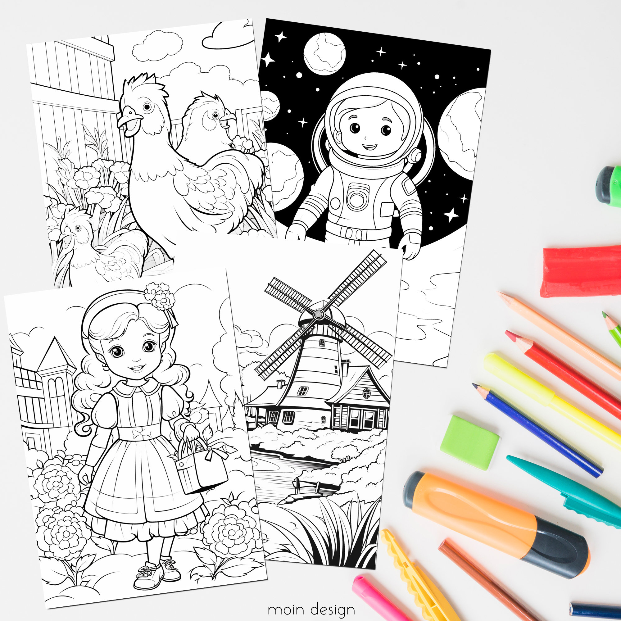 Coloring Page for Kids, Printable Coloring Sheets, Kids Activity ...