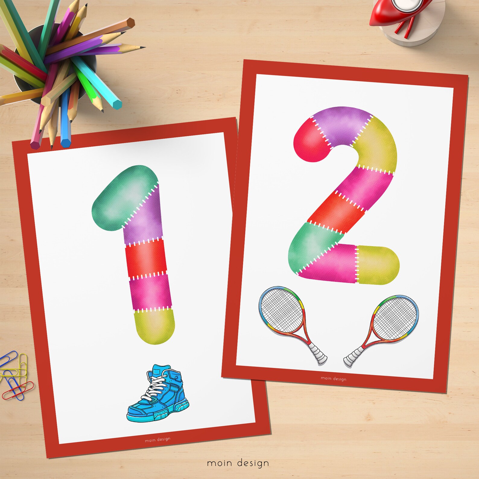 Printable Number Tracing Cards, Number Posters, Learning Activity ...