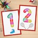 Printable Number Tracing Cards, Number Posters, Learning Activity ...