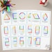 Shapes & Numbers Popsicle Sticks Activity, Craft Sticks, Montessori ...