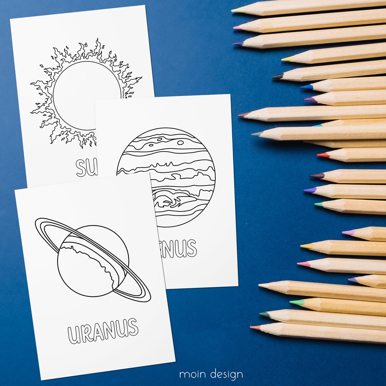 Printable Solar System Coloring Sheets, Coloring Pages for Kids ...