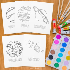 Printable Solar System Coloring Sheets, Coloring Pages for Kids ...