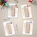 Multiplication Tables Flash Card, Times Table, Multiplication Facts 1 ...