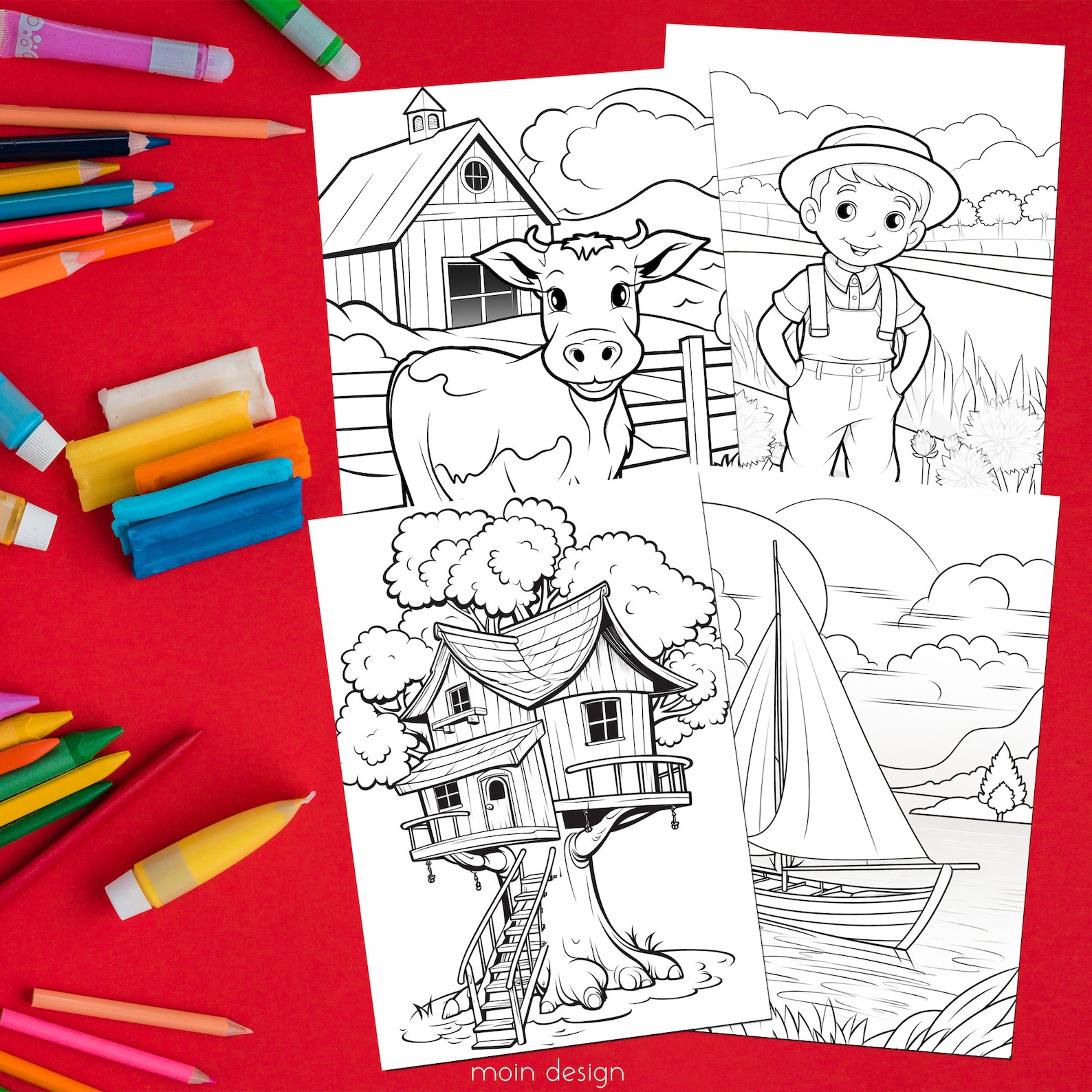 Coloring Page for Kids, Printable Coloring Sheets, Kids Activity ...