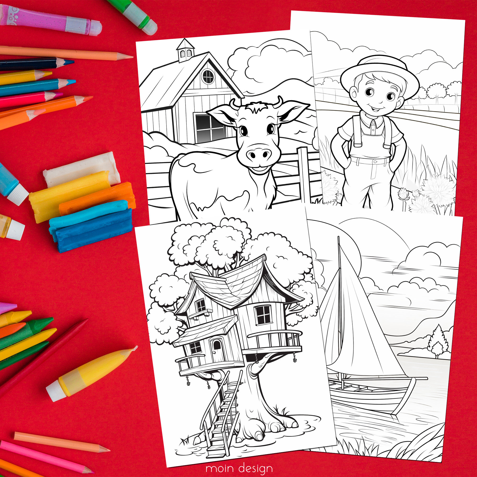 Coloring Page for Kids Printable Coloring Sheets Kids - Etsy