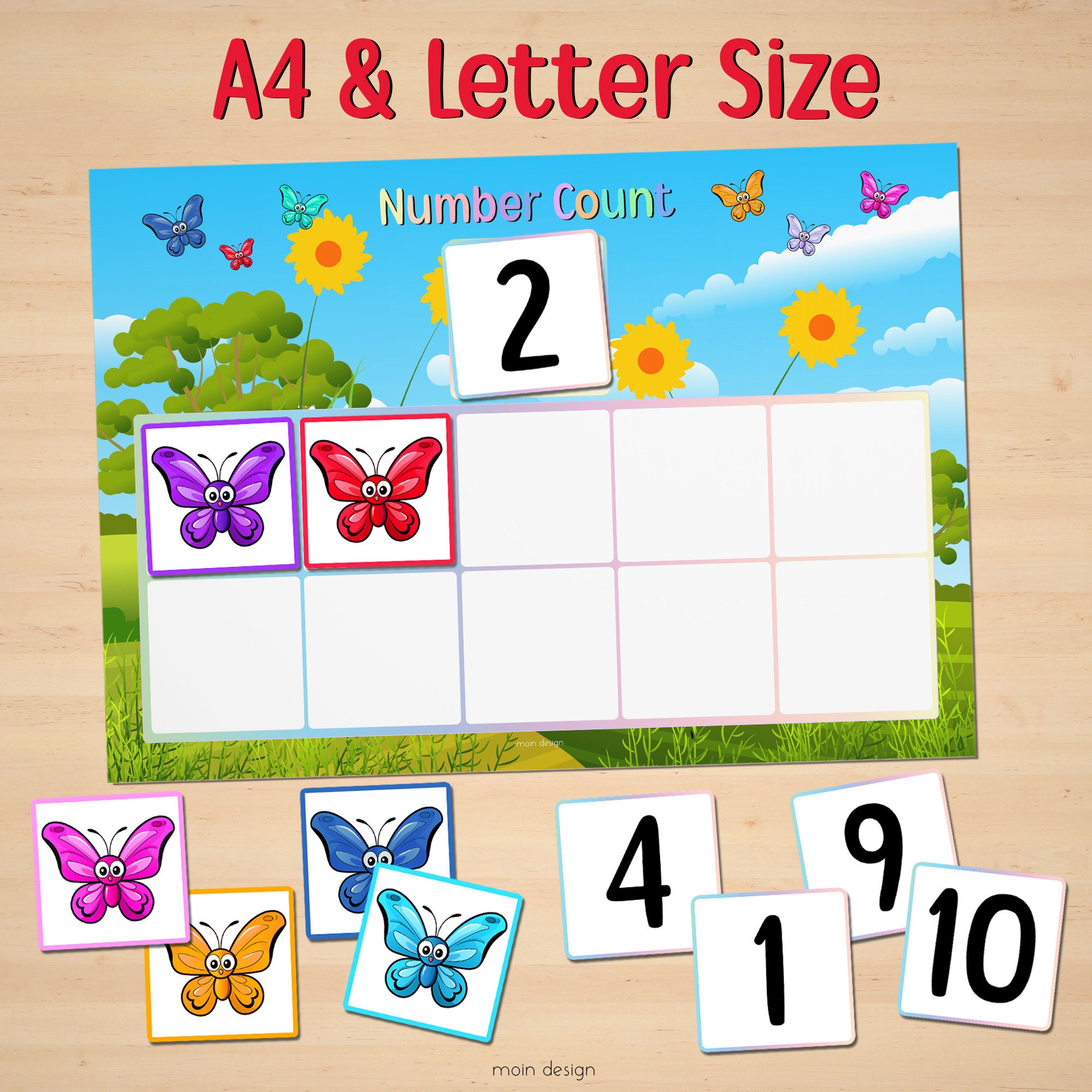 1-10 Numbers Count, Math Activities for Kids, Preschool Activity ...