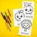 Printable Vegetables and Fruits Coloring Sheets, Coloring Pages for ...