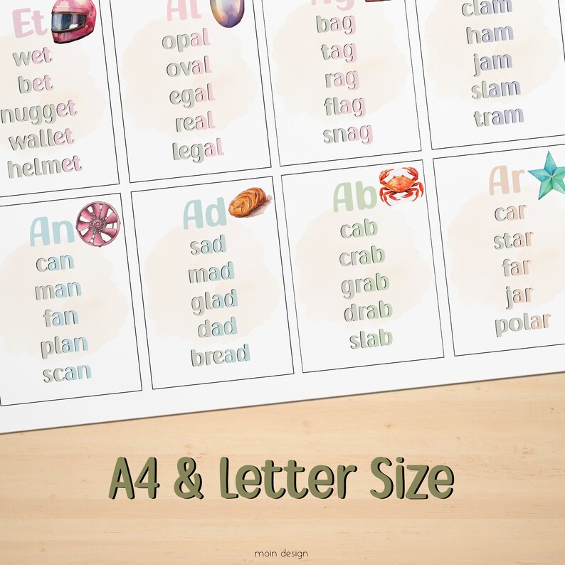 Printable Word Endings, Phonic Activity Flash Cards, Digraph Sounds ...