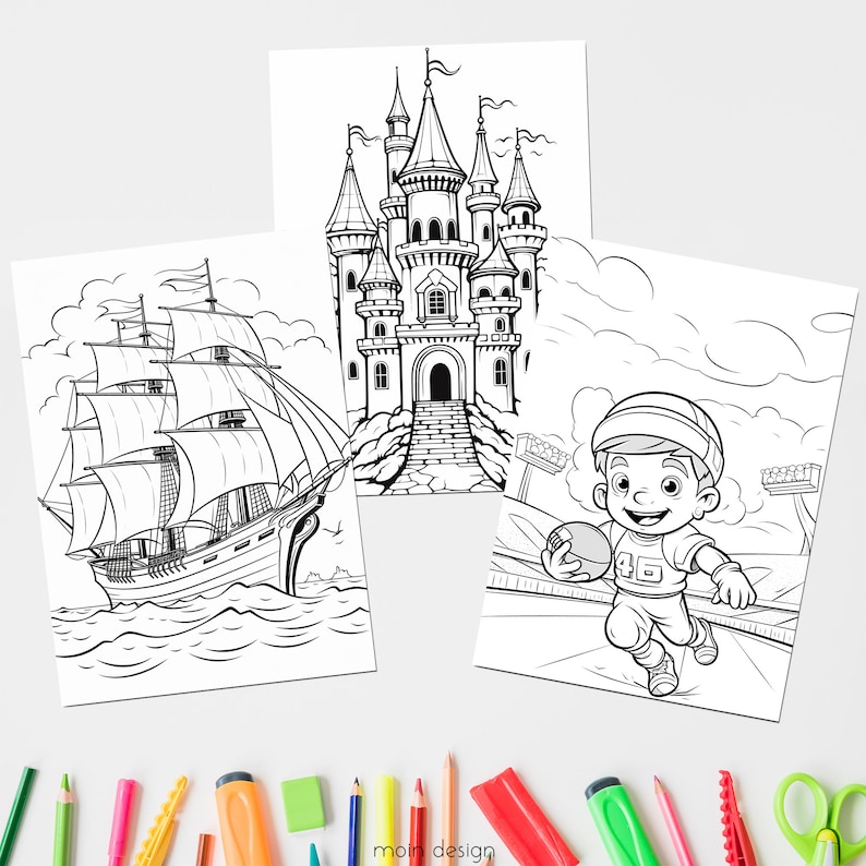 Coloring Page for Kids Printable Coloring Sheets Kids - Etsy