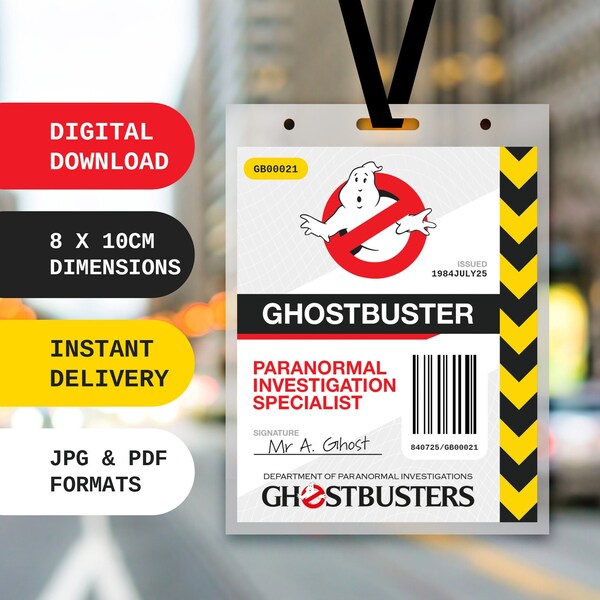 Ghostbuster - Etsy