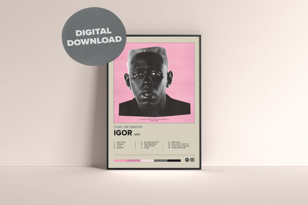 Tyler, the Creator Igor Album Poster / Album Cover Poster / Music Gift ...