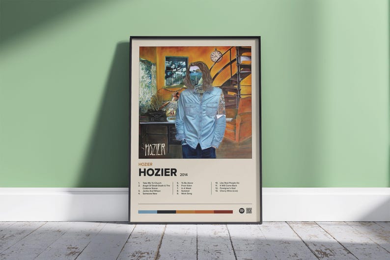 Hozier Hozier self Titled Album Poster / Album Cover Poster / Music ...