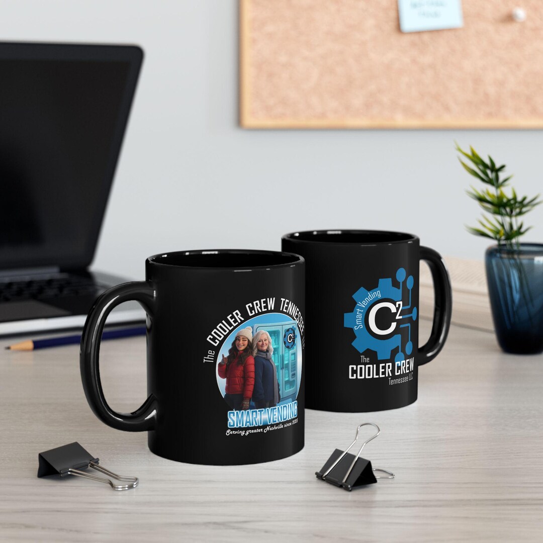 The Cooler Crew Tennessee LLC, Smart Vending Black Mug - 11oz & 15oz - Etsy