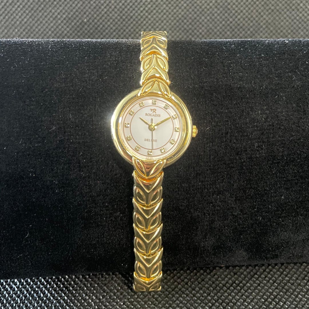 Vintage Rogadis Deluxe: 24K Carat Gold Plated, Hardness Crystal ...