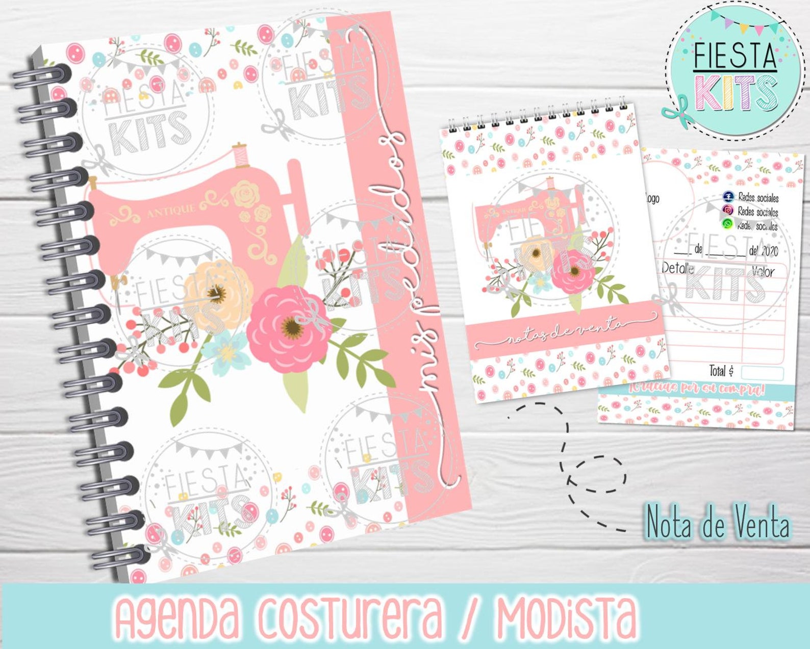 Digital File/ Printable Seamstress Agenda / Seamstress Agenda / Sewing ...
