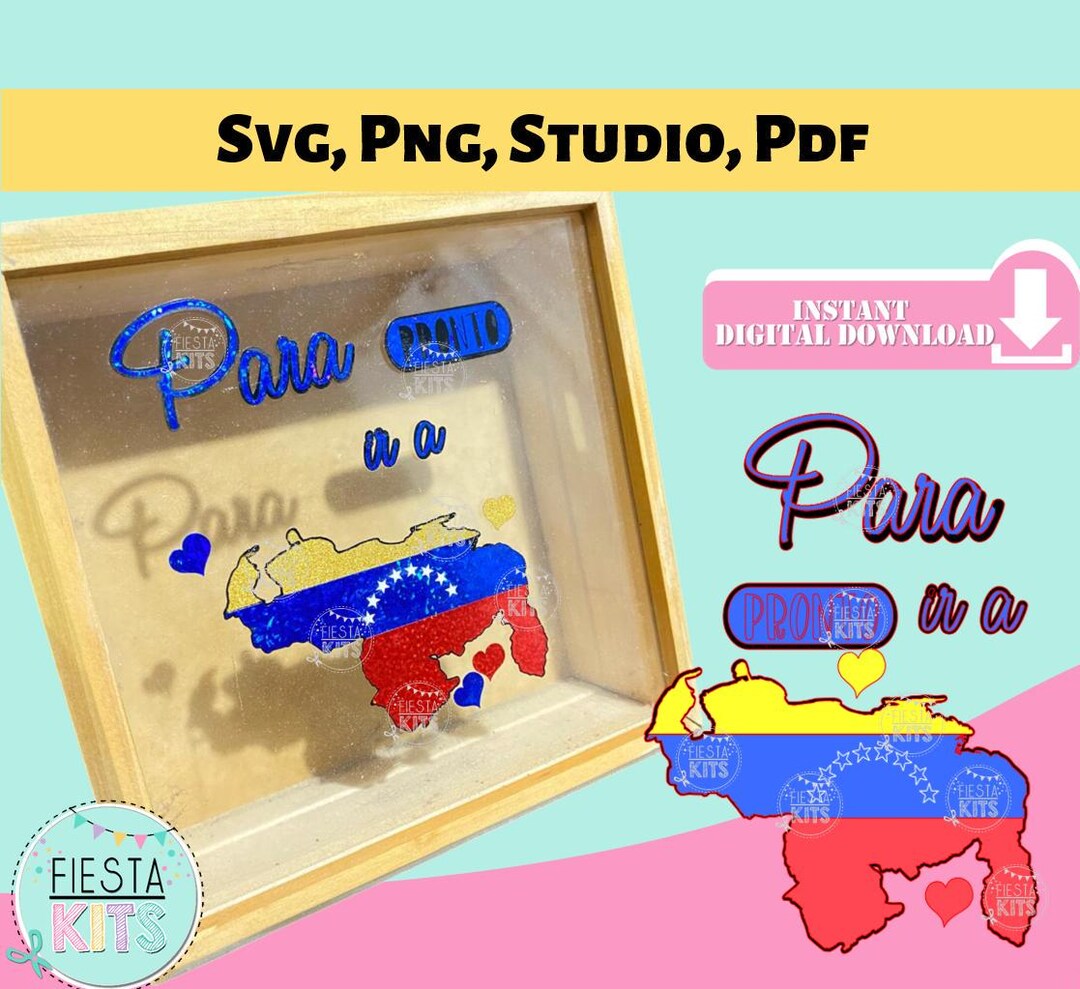 Layered Venezuela Map, Venezuela Map Vinyl Template, Venezuela Map ...