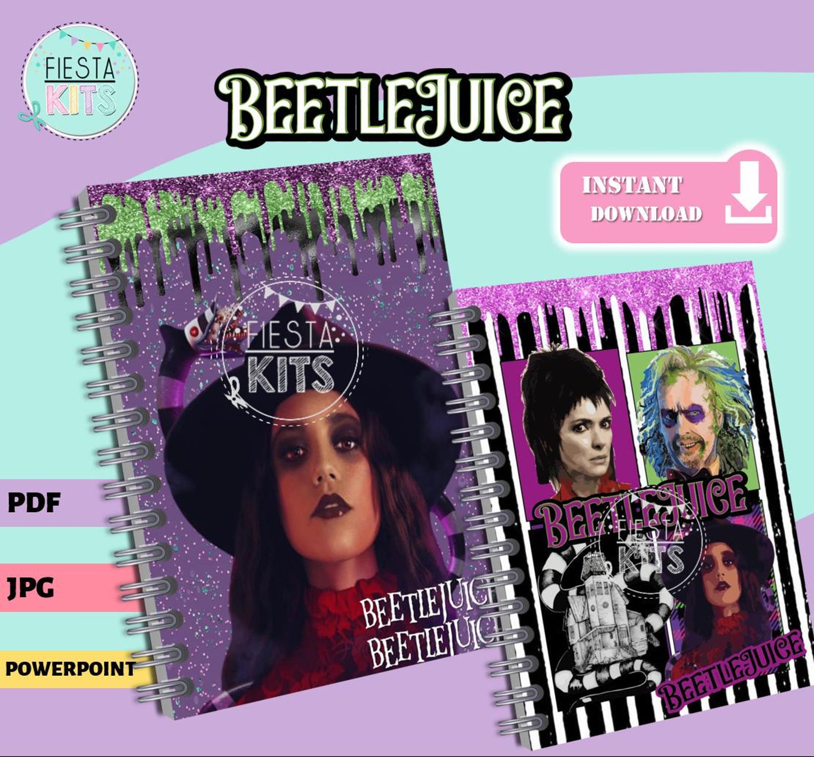 Notebook Printable Beetlejuice 2 2025 / Diary Beetlejuice 2025 ...