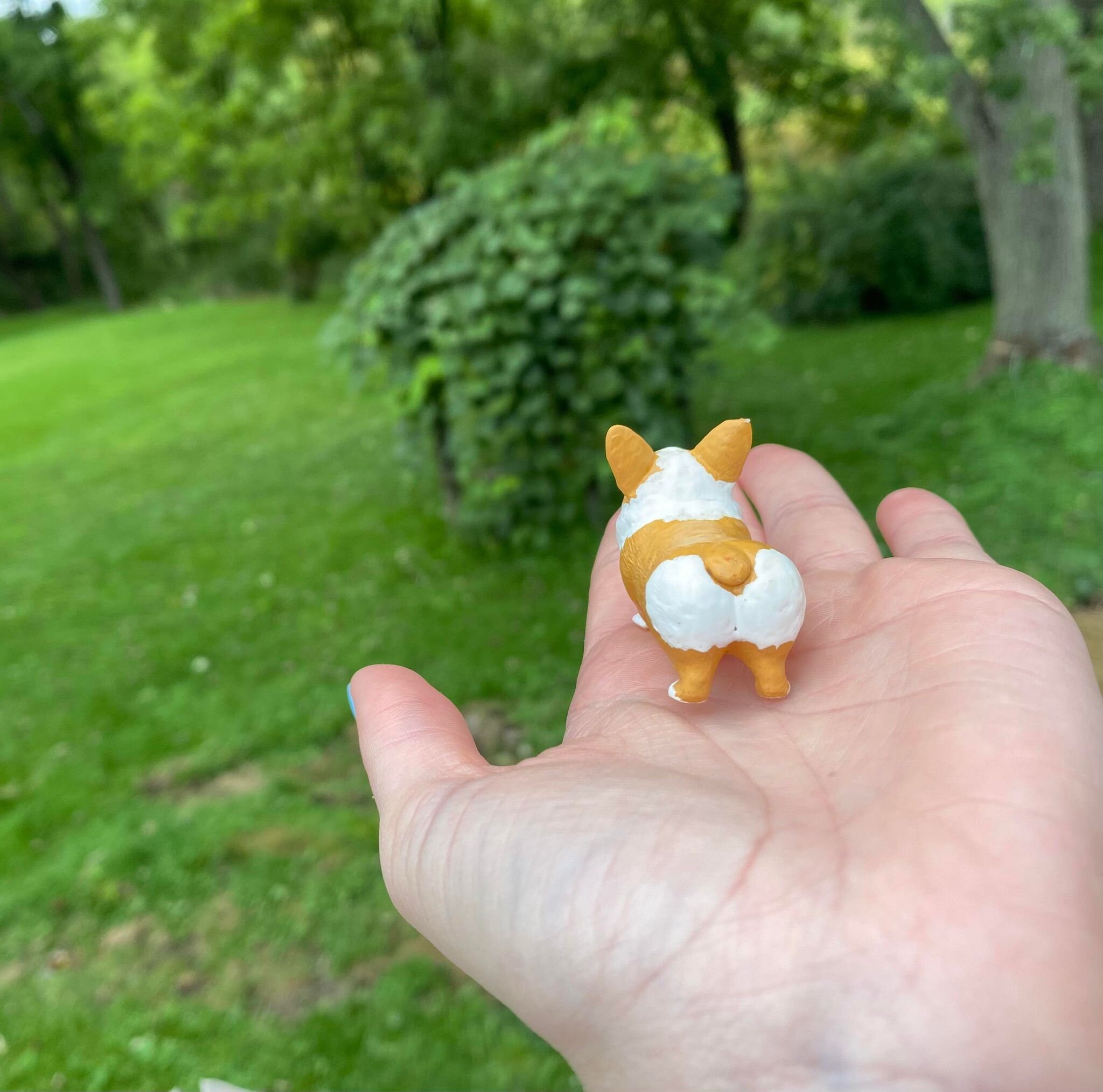 Homemade Hand-painted 3D Printed Mini Corgis - Corgi Corps Connections ...