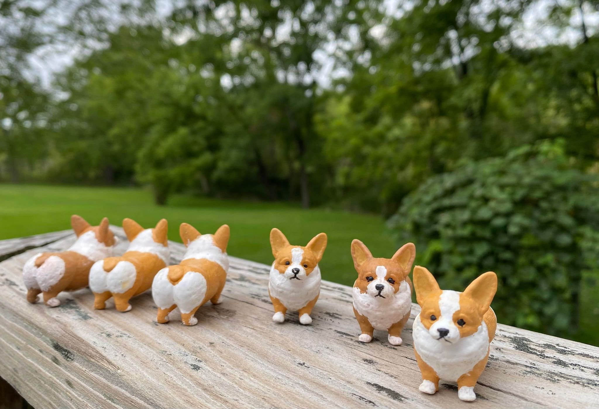 Homemade Hand-painted 3D Printed Mini Corgis Cute Gag Gifts - Etsy