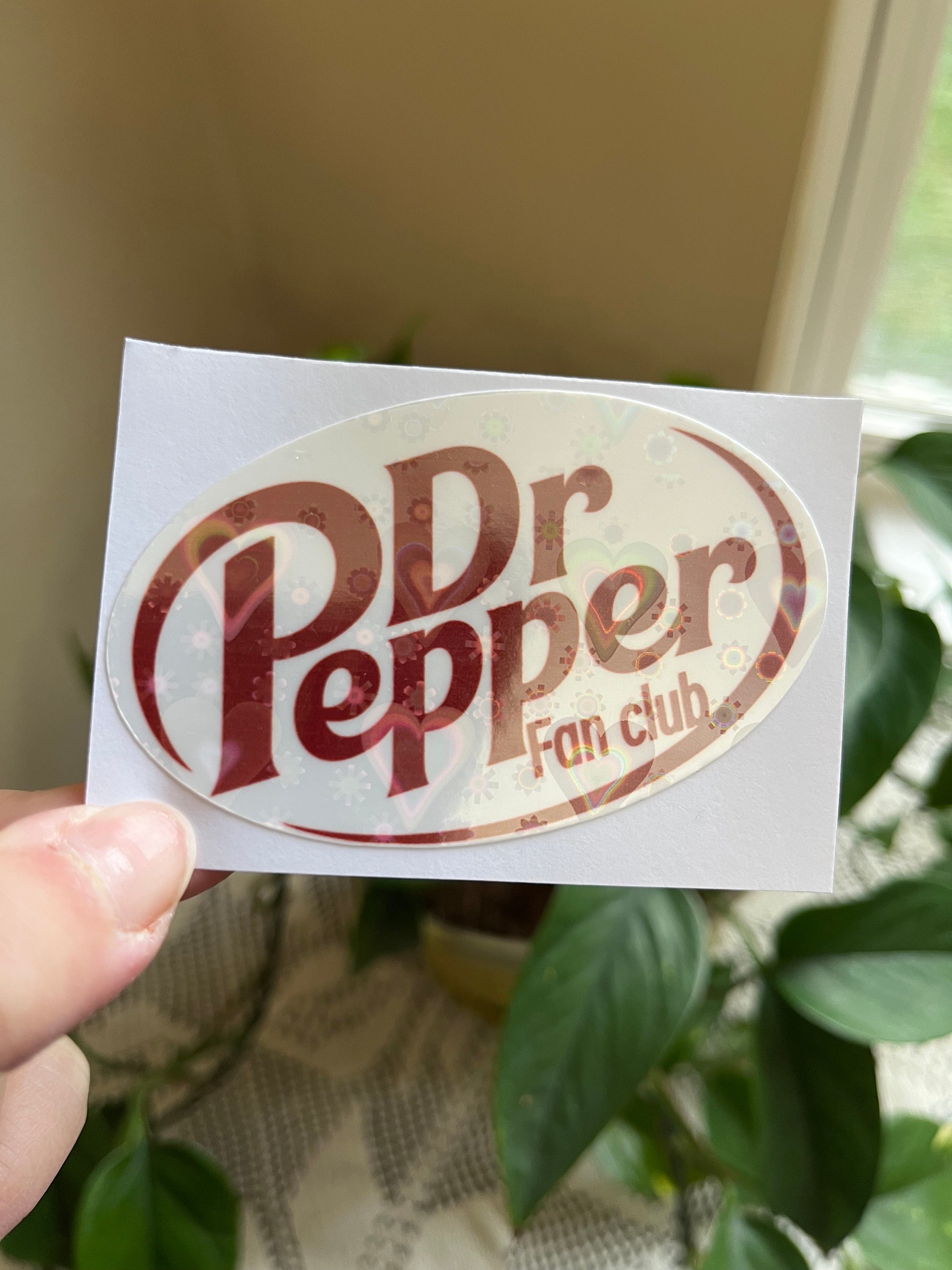 Dr Pepper Fan Club Stickers, Dr Pepper Lovers Sticker, Dr Pepper Decal ...