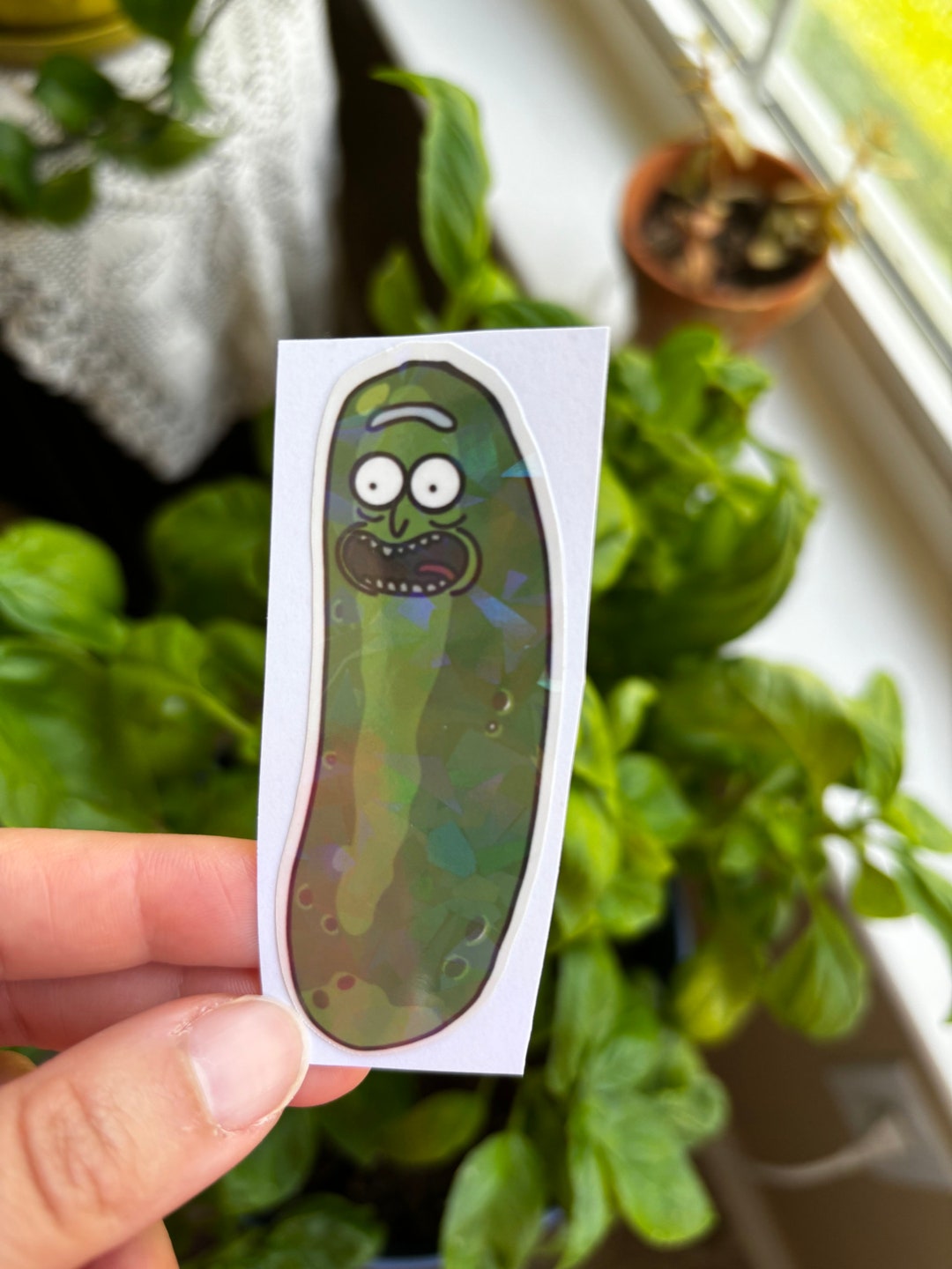 Pickle Rick Sticker, Rick and Morty Inspired Sticker, Rick Sticker ...