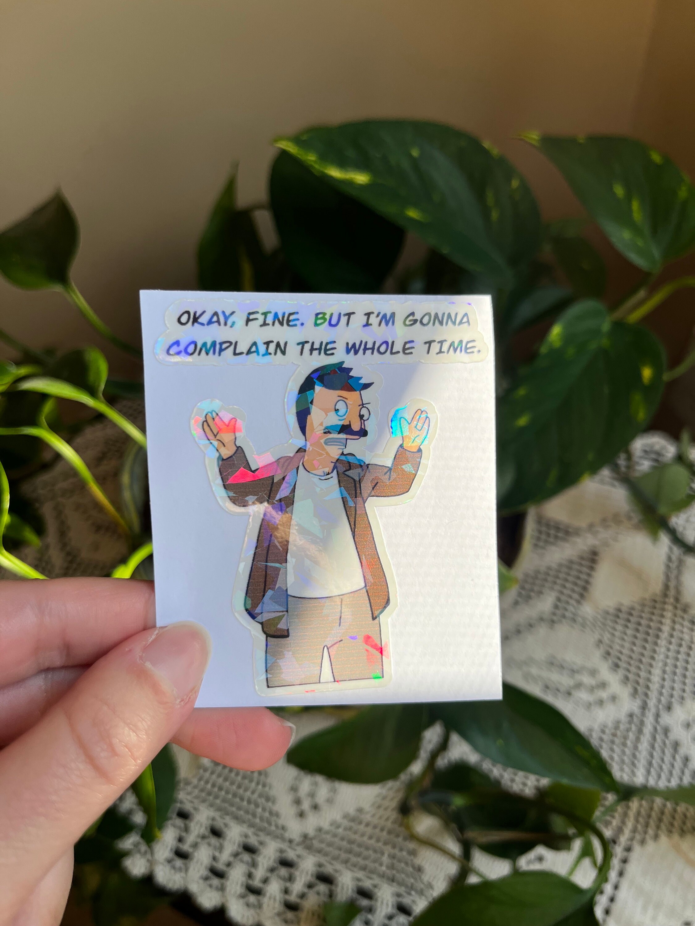 Okay Fine but Im Gonna Complain the Whole Time Bob Belcher - Etsy