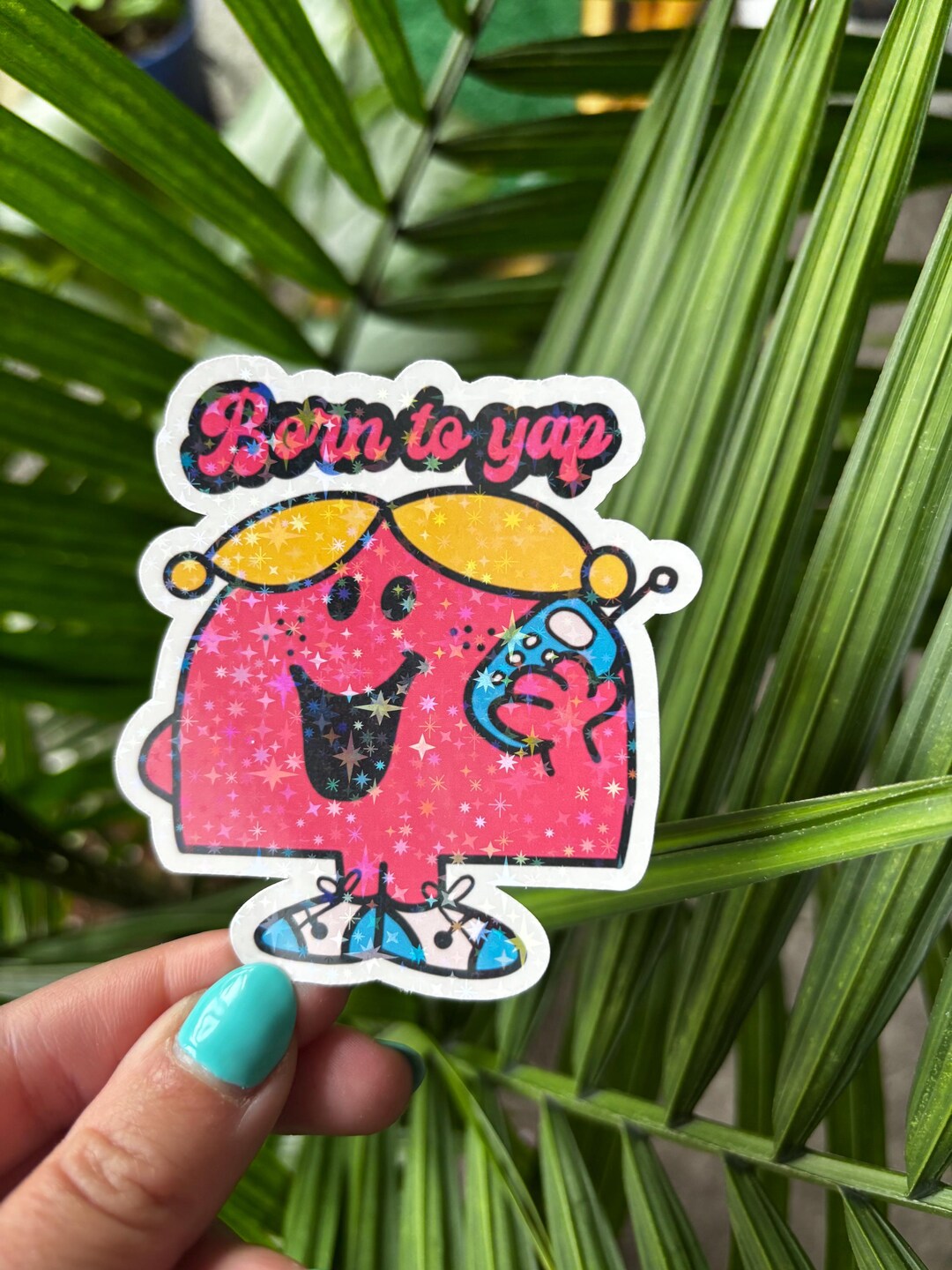 Born to Yap Sticker, Chatterbox, Girl Sticker, Girly Sticker ...