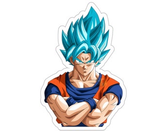 Custom Goku Dragon Ball Z Sticker - Etsy