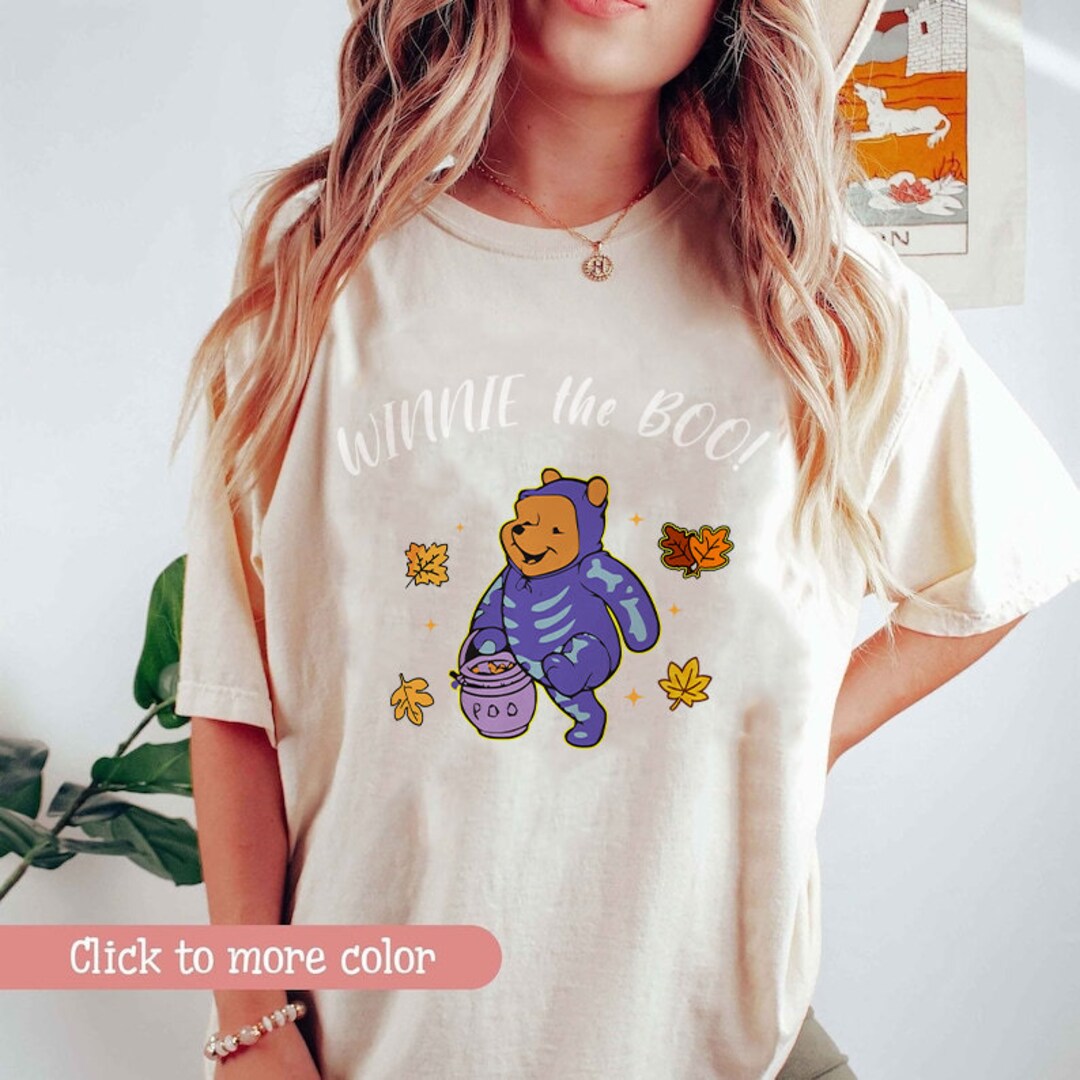 Retro Winnie the Boo Halloween Comfort Color Shirt Disneyland - Etsy