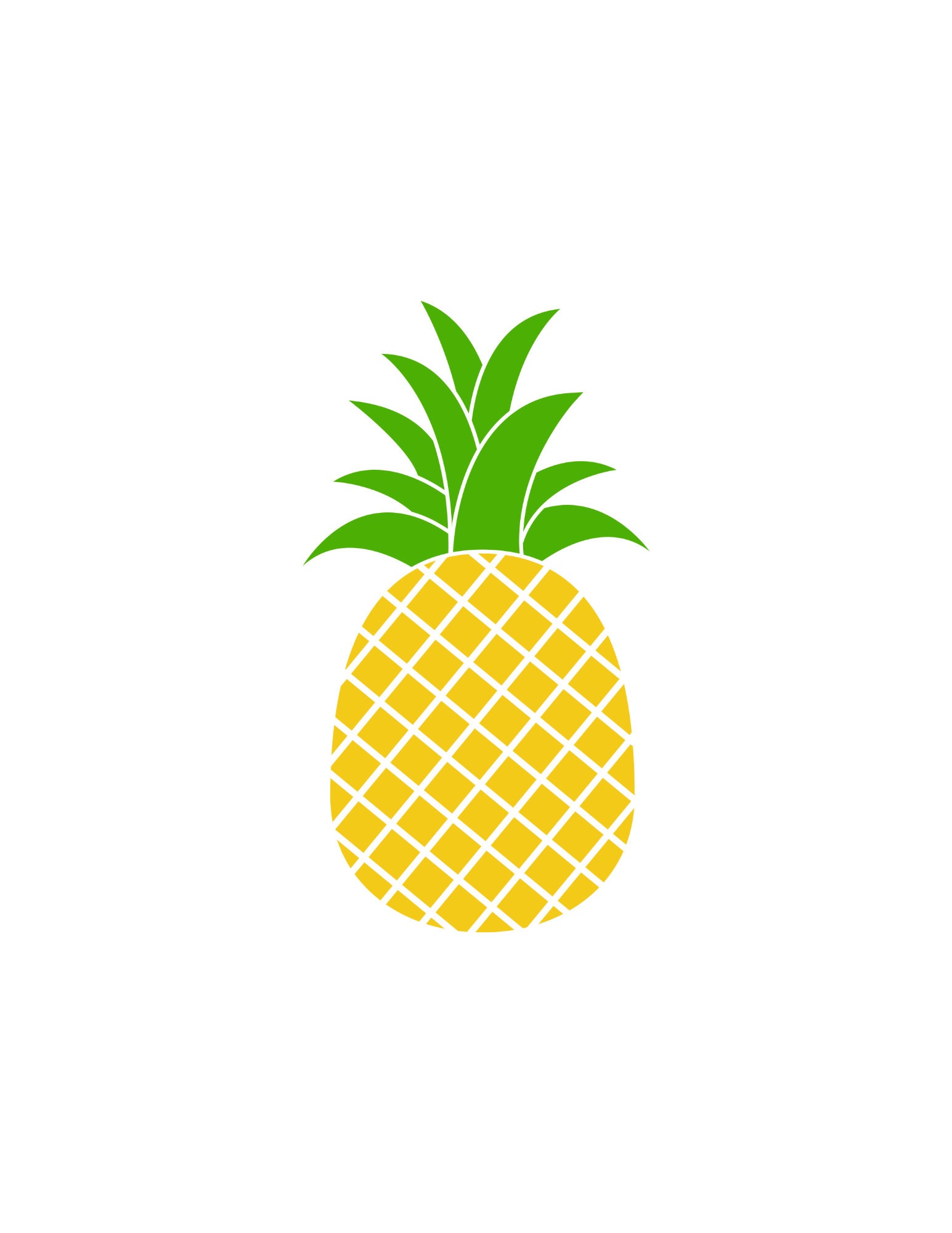 Pineapple SVG Bundle, Pineapple Shirt Svg, Pineapple Monograms, Split ...