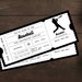 Baseball MLB Ticket Editable, MLB Baseball Gift Voucher Certificate ...