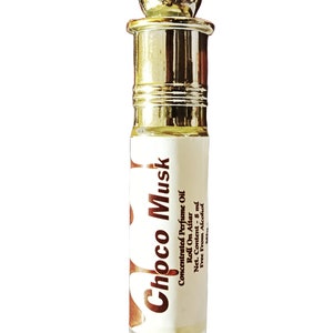 Choco Musk Attar Perfume Oil, Cocoa & Musk Scent, Pure and Alcohol Free ...