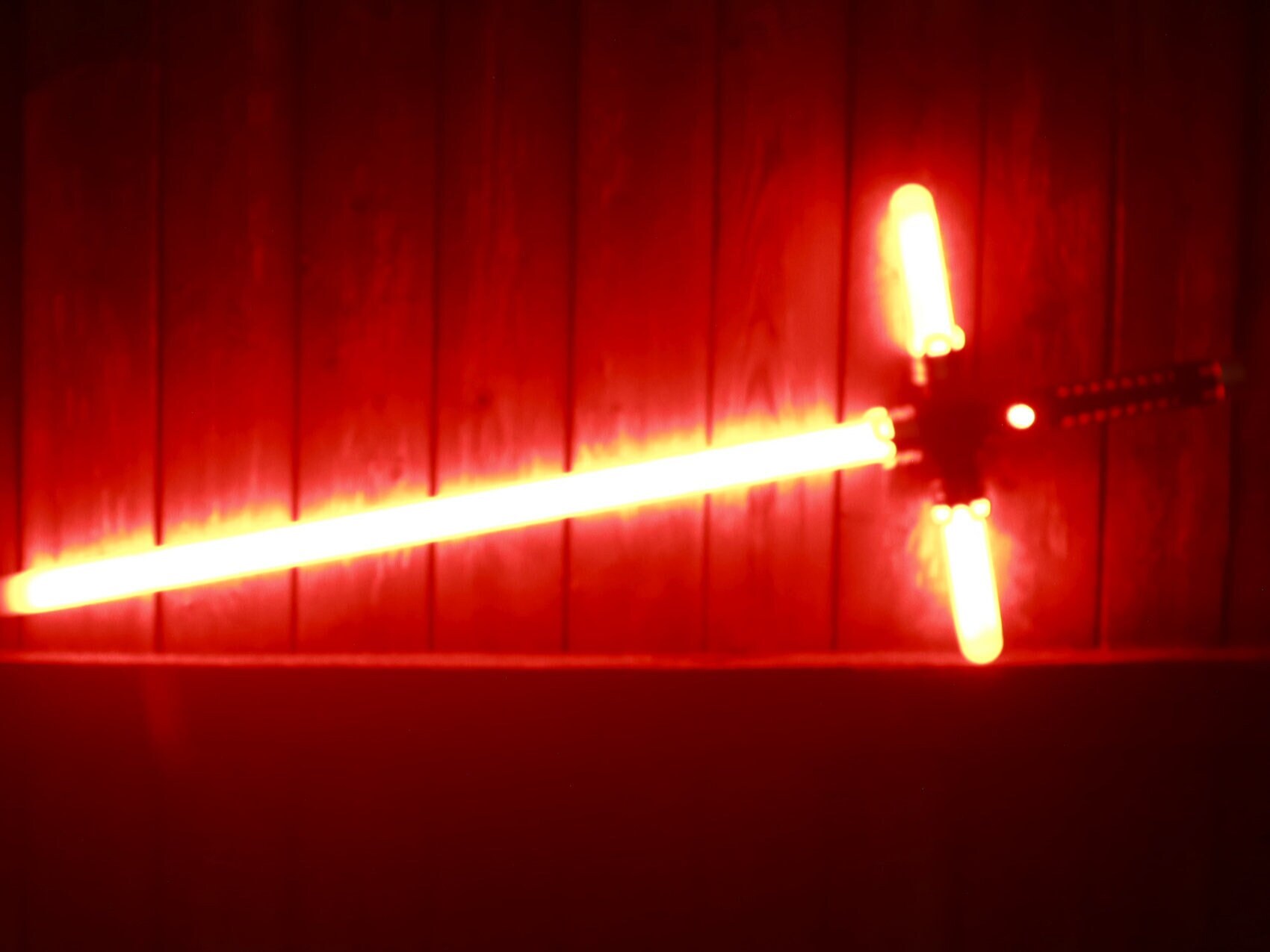 Crossguard Lightsaber Kit Arduino Neopixel Flash On Clash Blaster Deflection Swing Sounds 